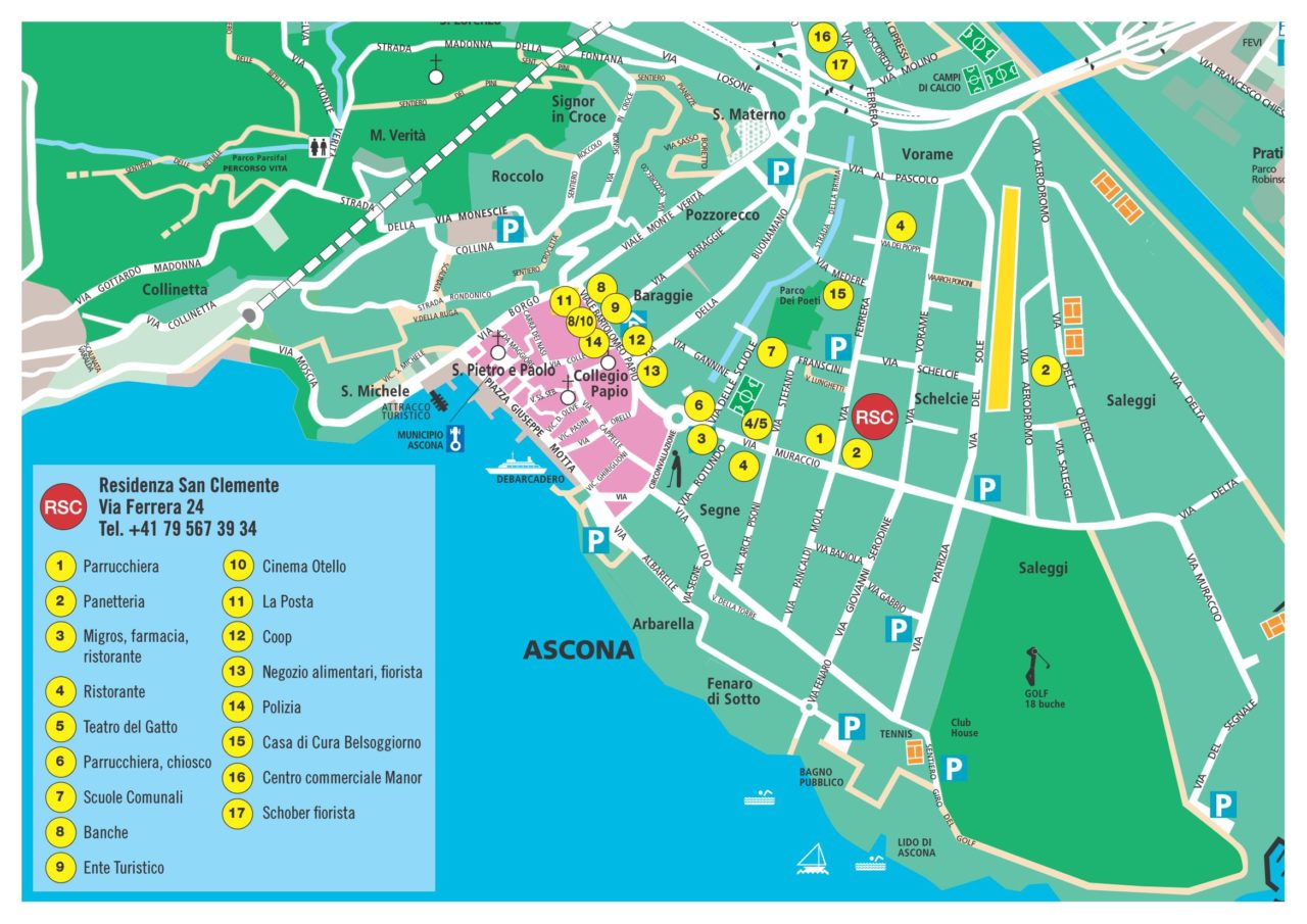 POSIZIONE | Residenza San Clemente - Ascona